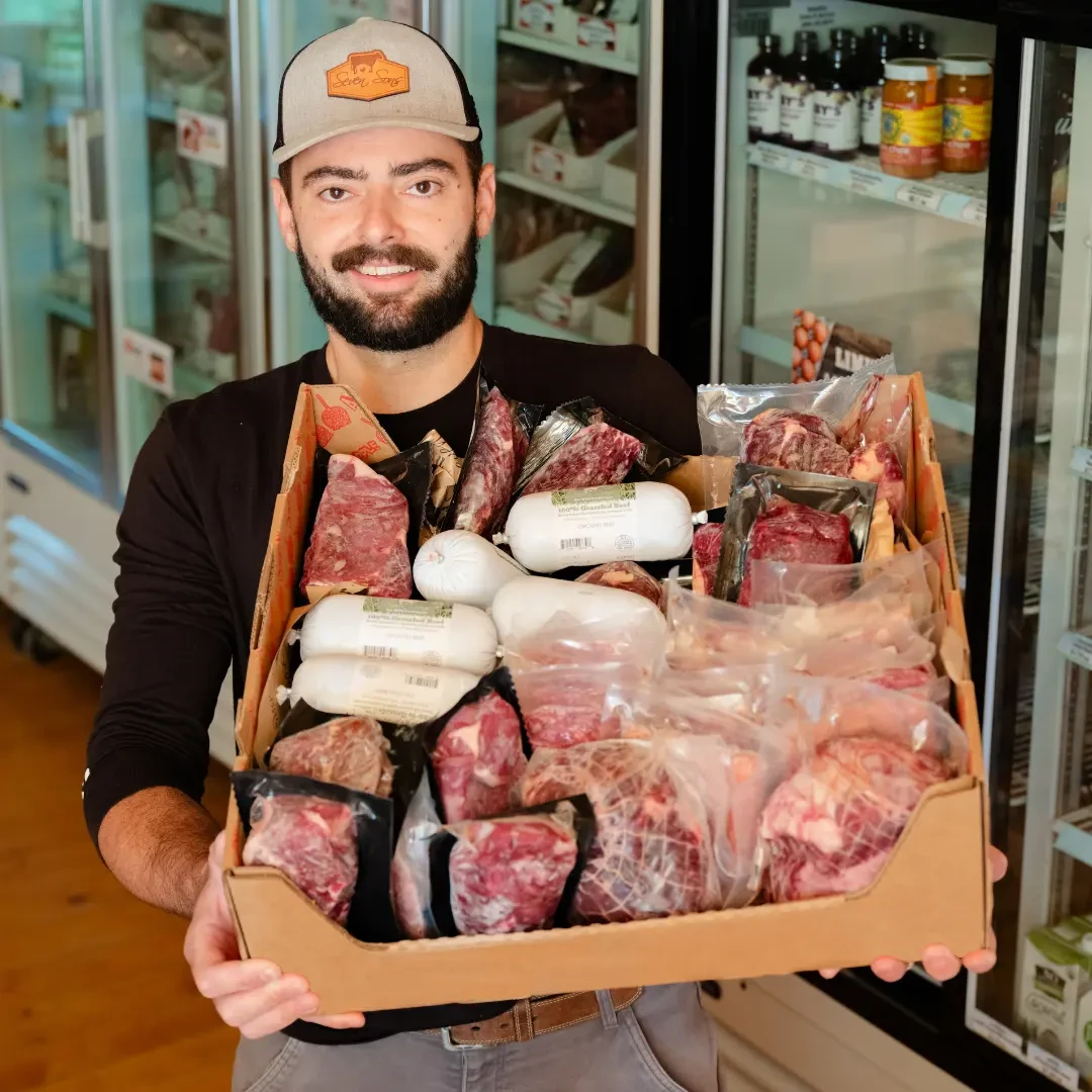 1/8 Beef Box - Grassfed - Seven Sons Farms